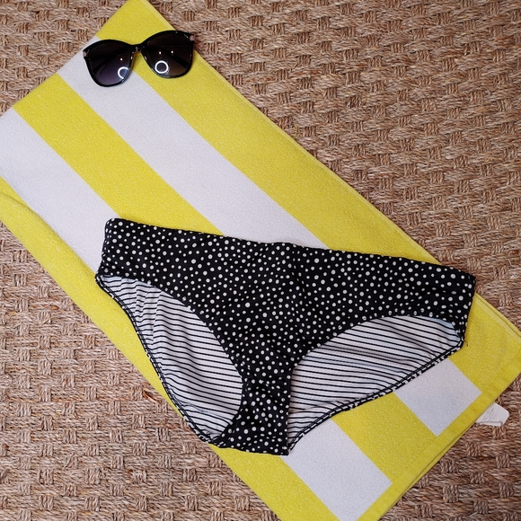 JoyLab | Swim | Joy Lab Swimsuit Bottoms Reversible Upf 5 Blackwhite L ...